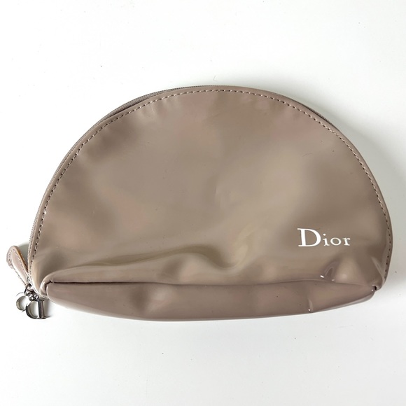 Dior | Makeup | Dior Beauty Tan Beige Makeup Bag | Poshmark